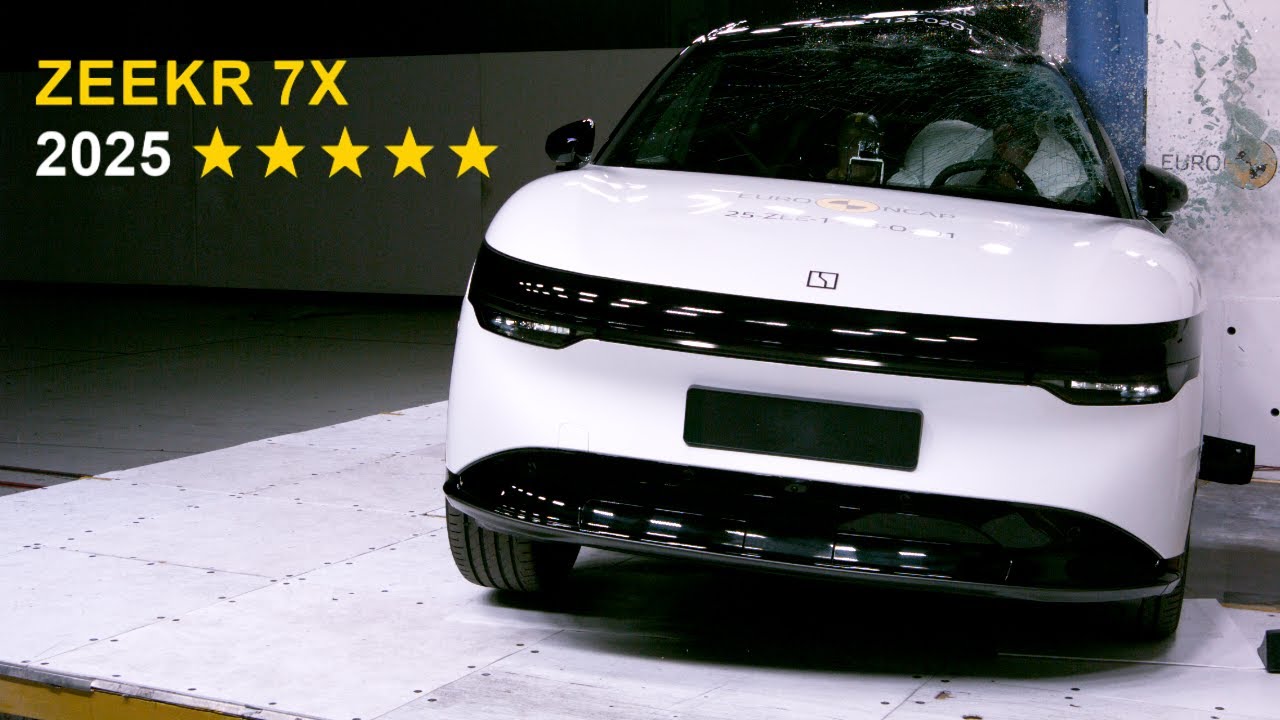 Zeekr 7X Crushes Crash Tests with 91% Adult Safety Score - YouTube