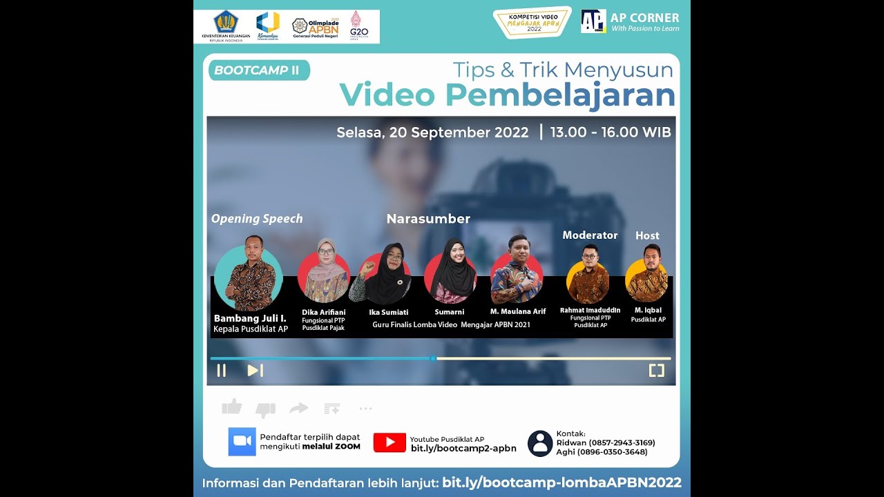 AP Corner: Tips & Trik Menyusun Video Pembelajaran - YouTube