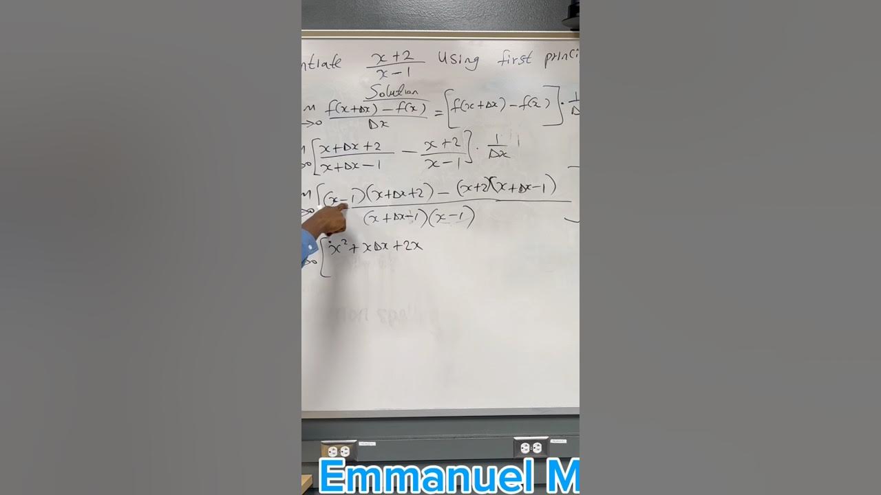 First principle method - YouTube