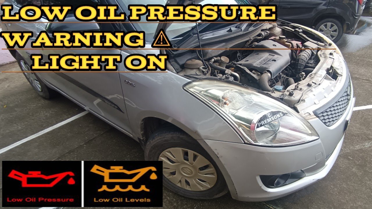 swift diesel oil pressure switch problem |oil pressure warning light ...