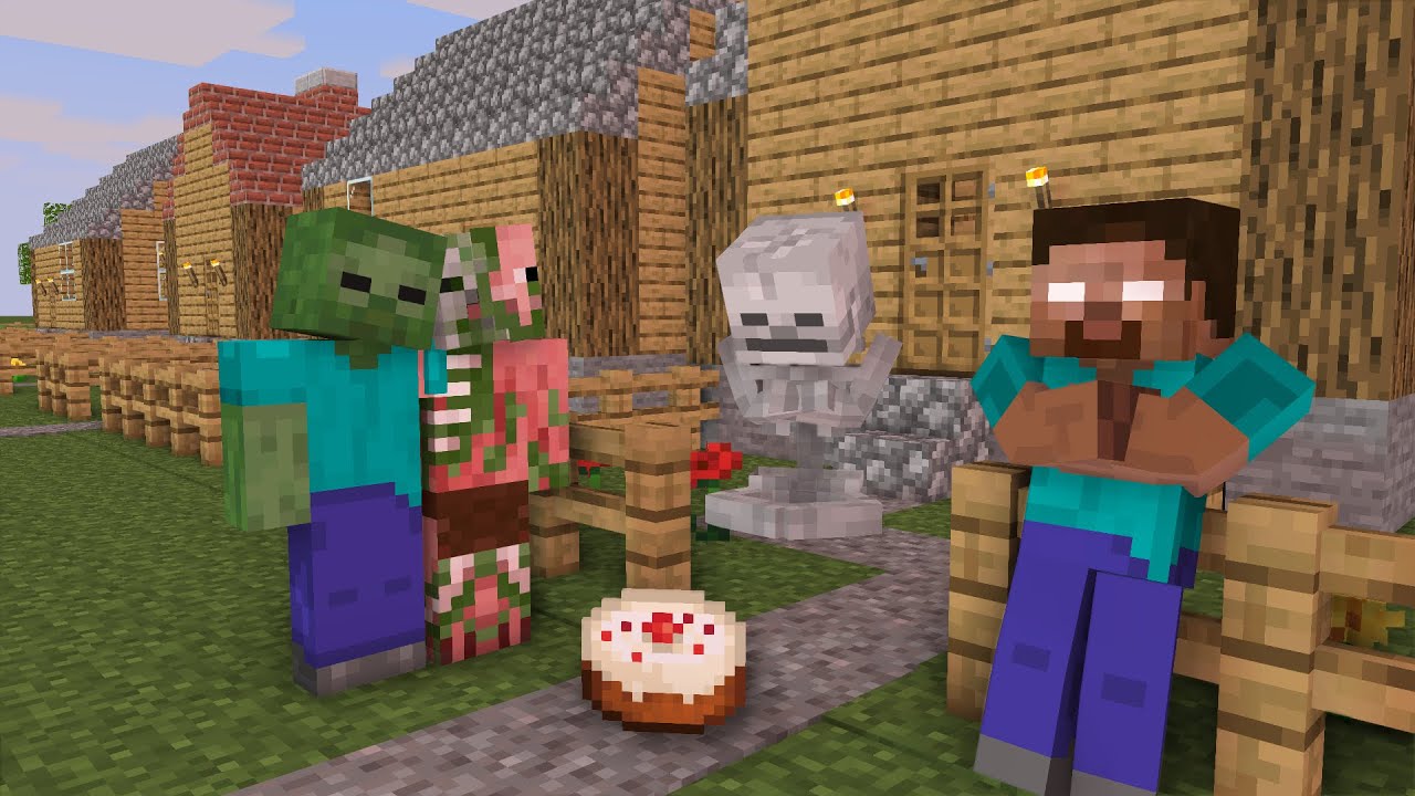 monster school : Friends cooperation - minecraft animation - YouTube