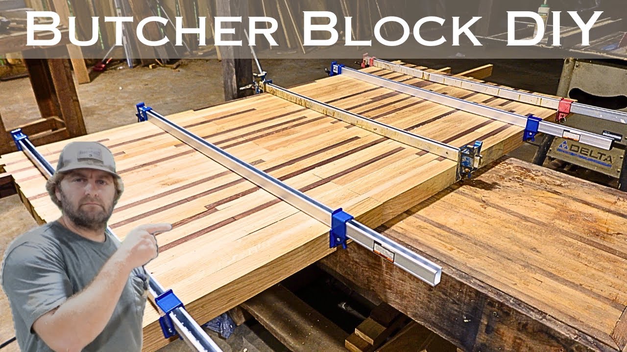 Butcher Block Build DIY and What’s With This Old Table? - YouTube