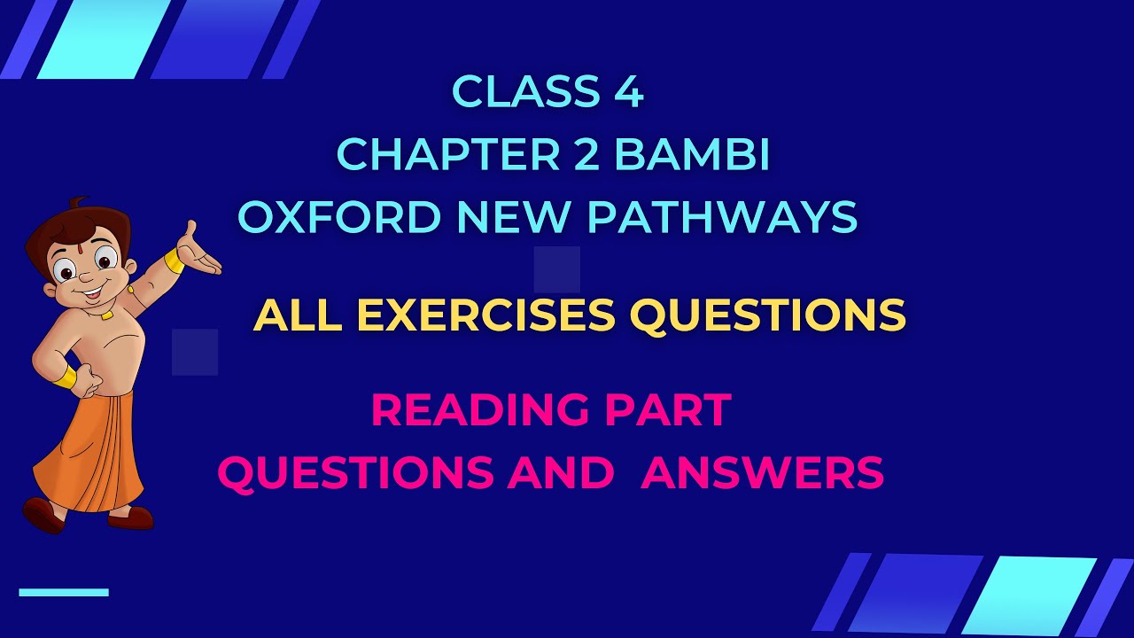 oxford english new pathways book chapter 2 bambi exercises solution ...