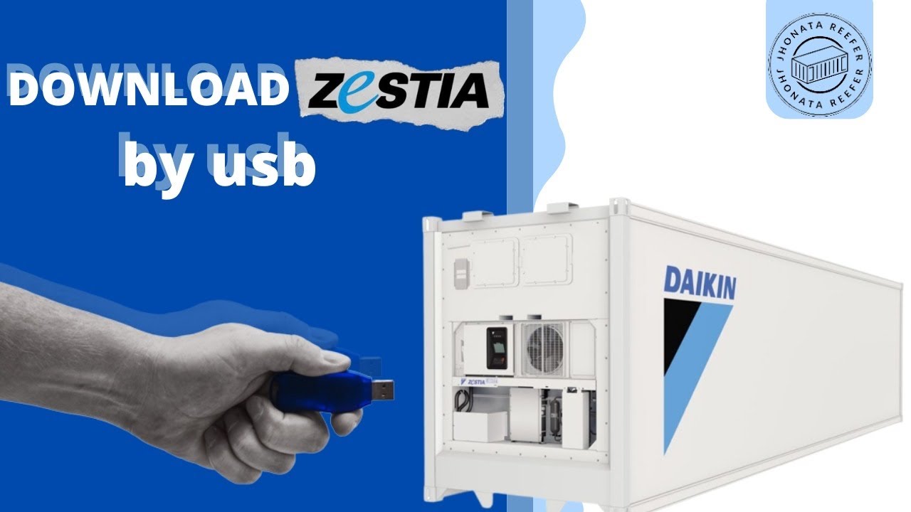 Download DAIKIN ZESTIA USB #container #daikin #carrier #refrigeração # ...