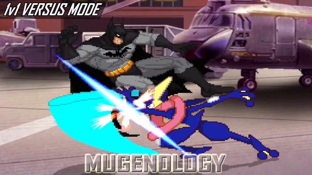 Greninja vs Batman (CvS/POTS) - Pokemon vs DC Comics - MUGEN - YouTube