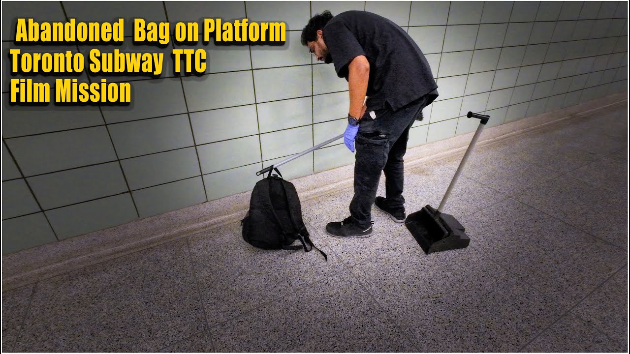 Abandoned Bag On Subway ! - YouTube