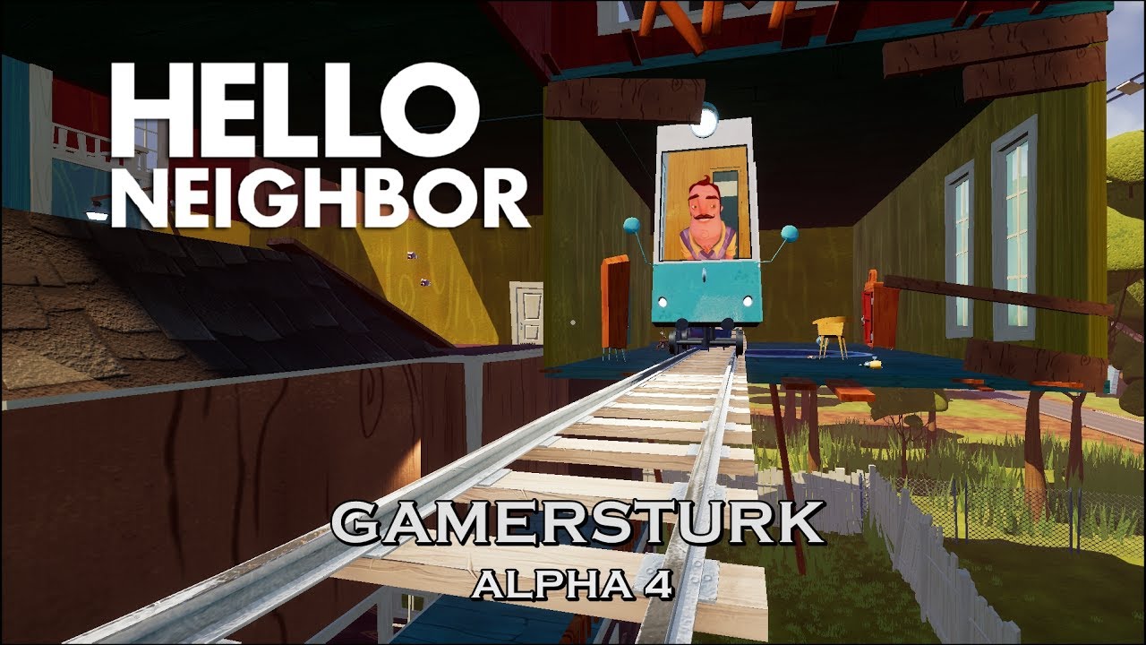 Hello Neighbor | KOMŞUMU TRENE HAPSETTİM - ALPHA 4 [Türkçe] #48 - YouTube