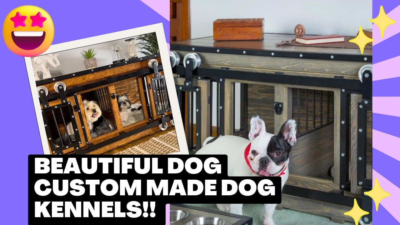 Caniac Kennel dog kennels, dog furniture!! - YouTube