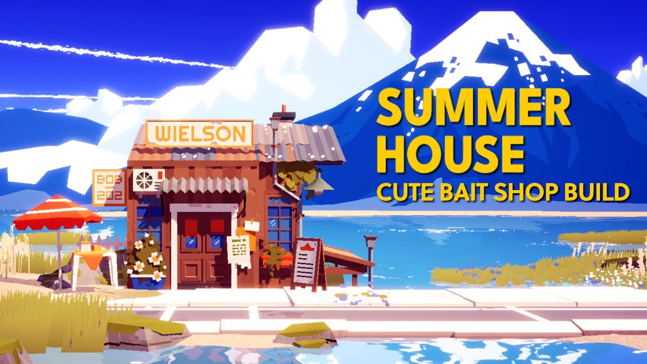 Cute Shop Build 🏡 | SUMMERHOUSE | First Look | Cozy Building Game - YouTube