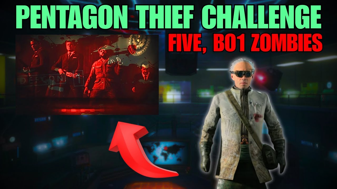 Pentagon Thief Challenge, Five (EVERY ZOMBIES MAP EVER) - YouTube