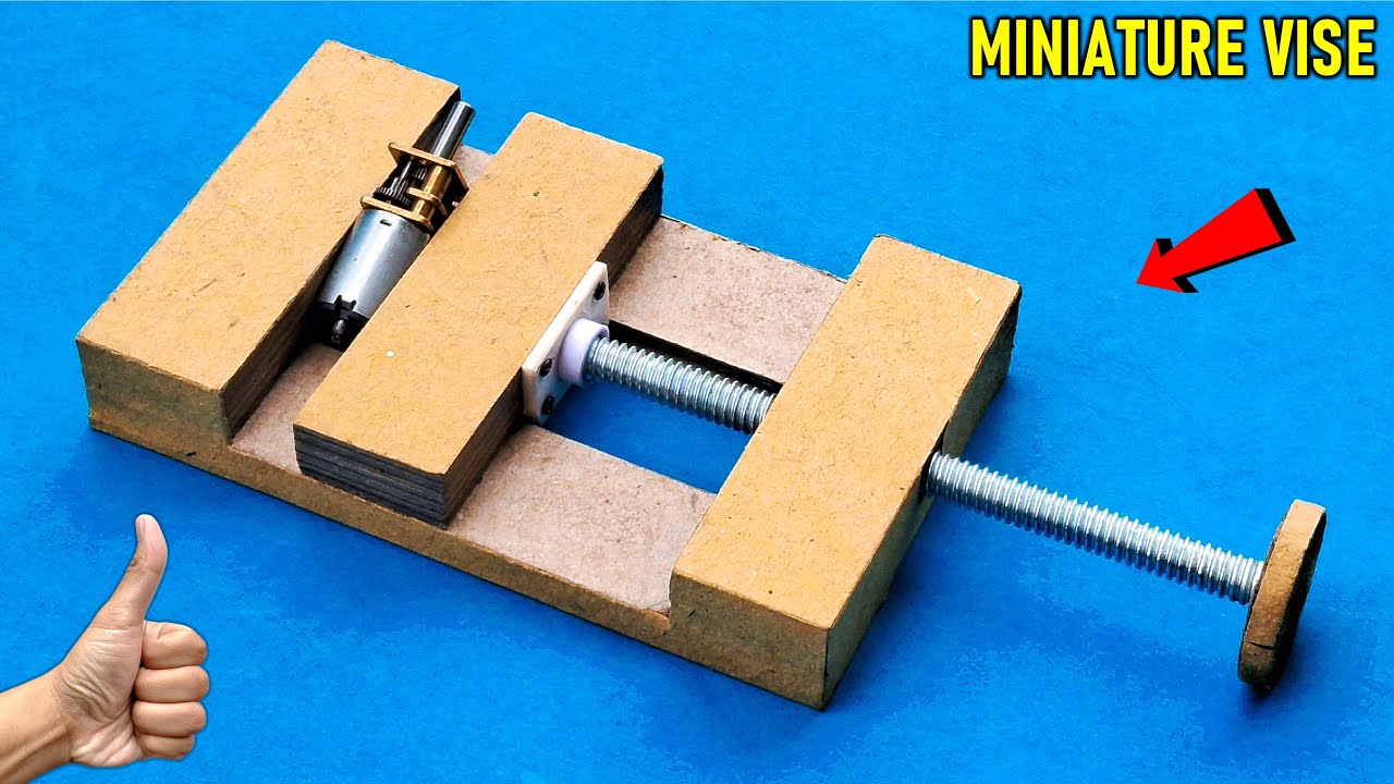 Homemade Mini Vise From Cardboard | Cardboard Crafts | Cardboard useful ...