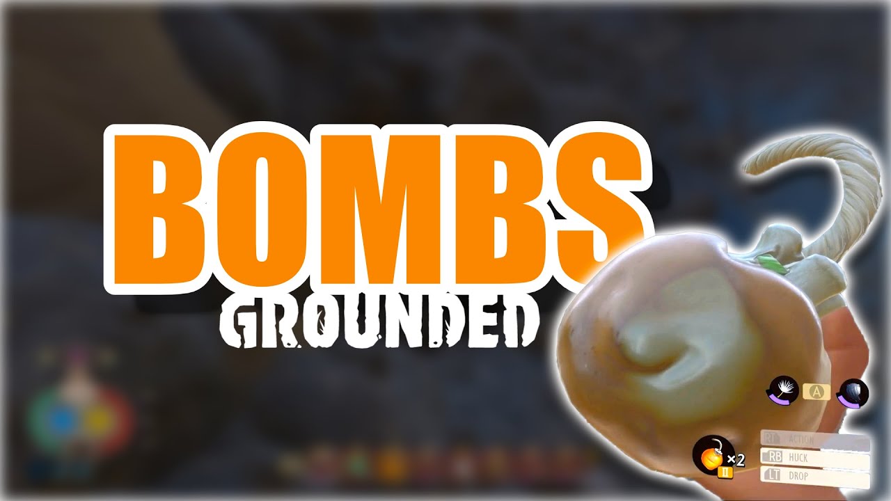How to craft Bombs in Grounded - Splatburst and Bratburst 2023 - YouTube