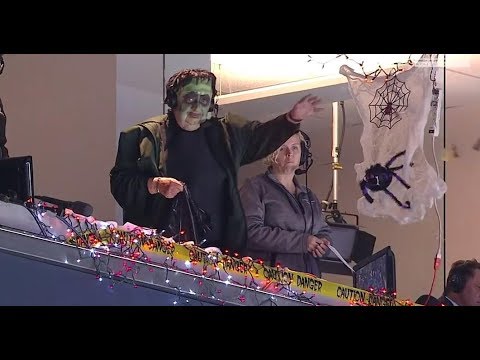 Rick Frankenstein Jeanneret Chucks Candy To Fans During Sabres Game ...