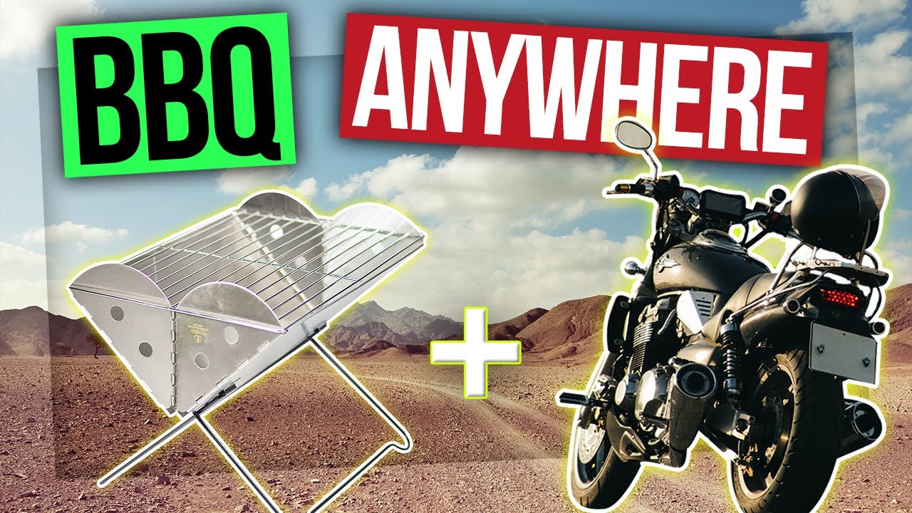 BBQ grill for your motorcycle? - YouTube