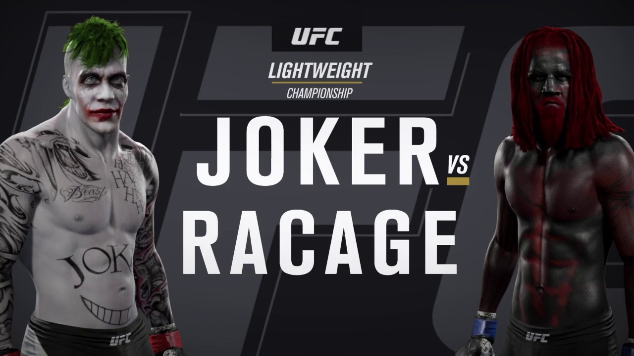 Joker vs. Racage (EA Sports UFC 2) - Crazy UFC 👊🤪 - YouTube