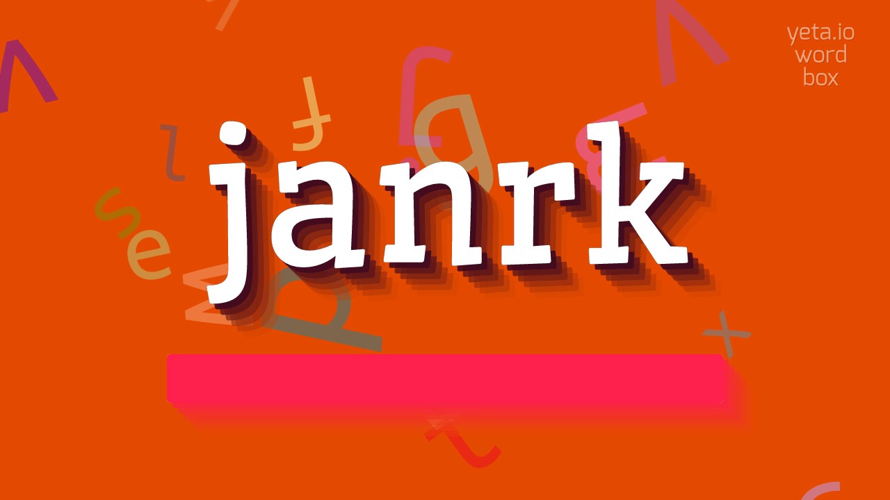 How to say "janrk"! (High Quality Voices) - YouTube