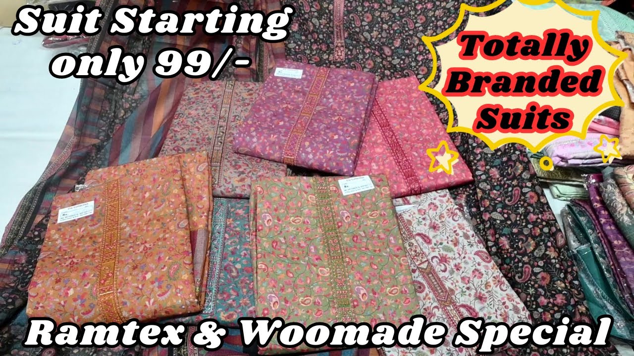Ramtex & Woomade Brand Special Video | Branded Suits का खजाना यहाँ ...