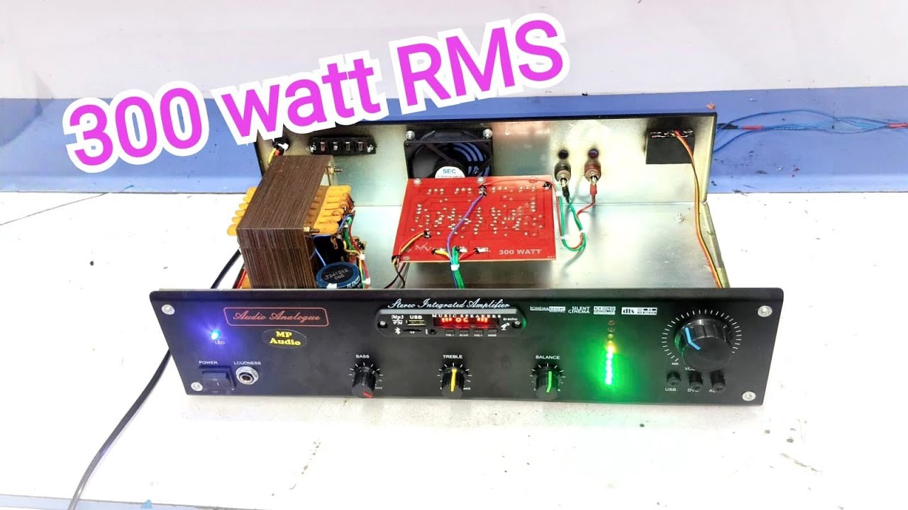 300 watt Hi Power💪mono amplifier home and outdoor use | 300 ওয়াট ...