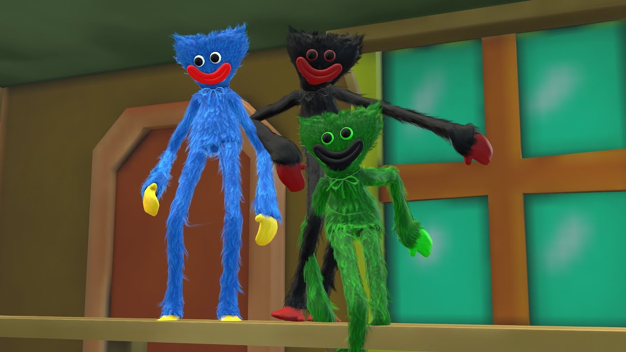 Huggy Wuggy Killy Willy Silly billy dancing together - YouTube