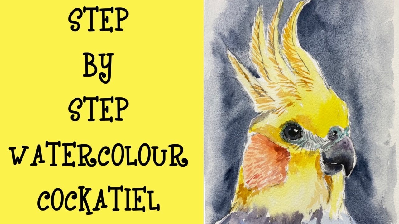 How To Draw A Cockatiel Step By Step