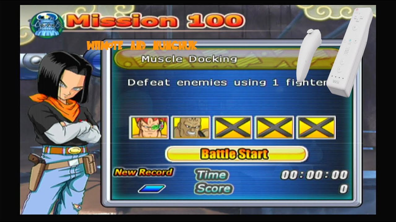Dragon Ball Z: BT3 Mission 100 Walkthrough: Muscle Docking(Wiimote & Nunchuk) - YouTube