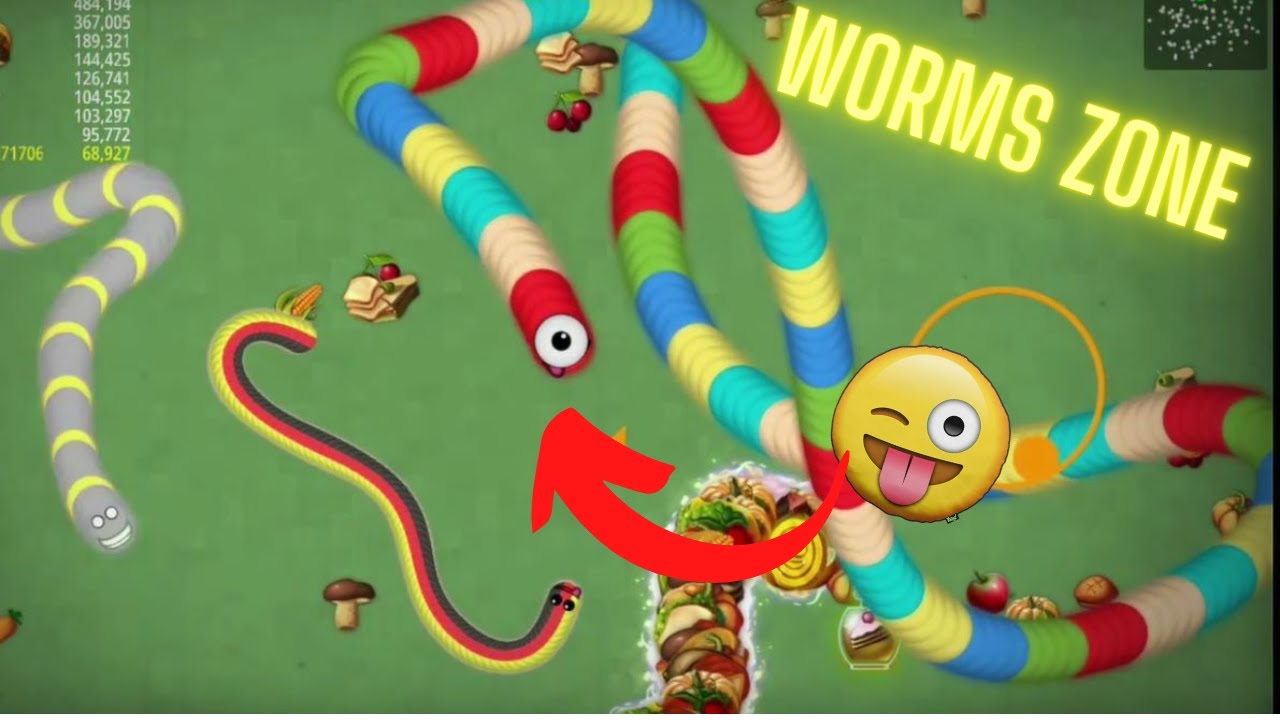 Worms Zone Slither Snake Epic Gameplay What About a Game? | Jogo da ...