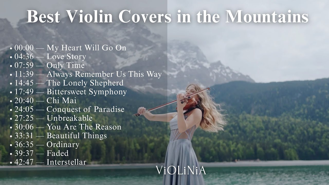 Best Violin Covers in the Mountains | Magical ViOLiNiA Performance ...