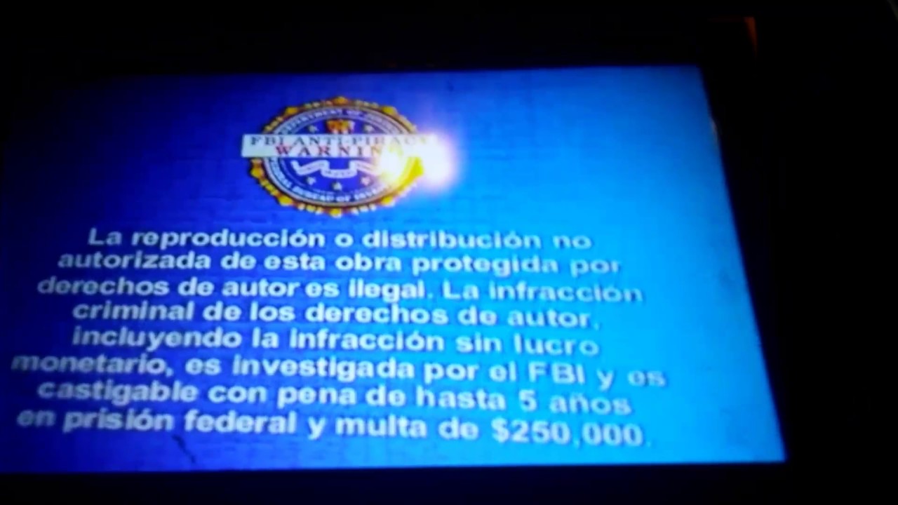fbi warning 20th century fox home entertainment espanol - YouTube