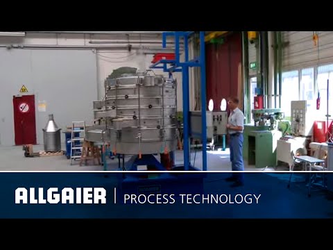 Allgaier Process Technology | TSM 1200 | 5 screens - YouTube
