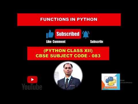 Python Functions | Arguments | Return - YouTube