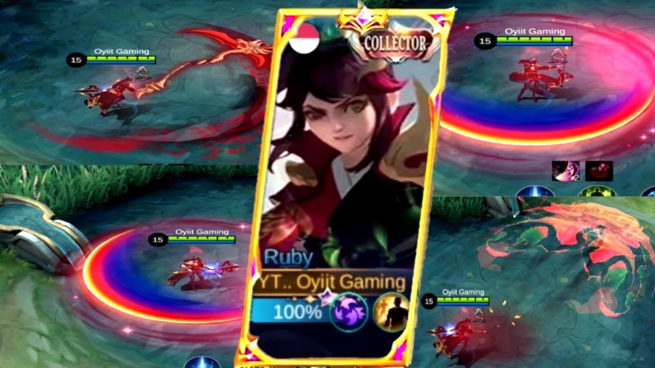 UPCOMING NEW SKIN COLLECTOR RUBY MOBILE LEGENDS || BOCORAN TAMPILAN ...