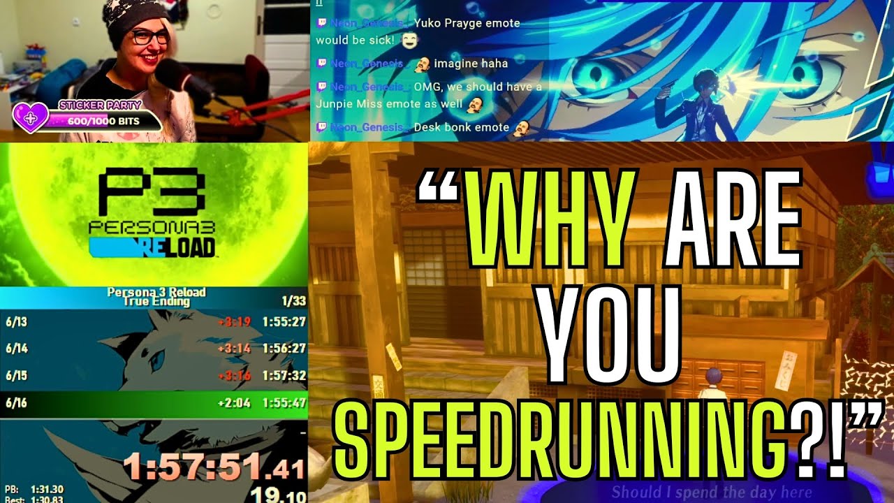 WHY I STARTED SPEEDRUNNING PERSONA 3 RELOAD - YouTube