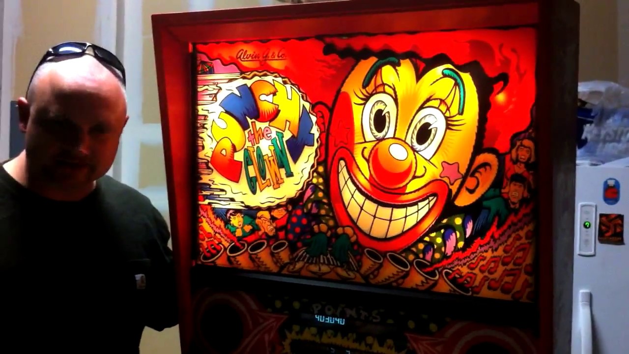 Punchy The Clown Pinball Machine - YouTube