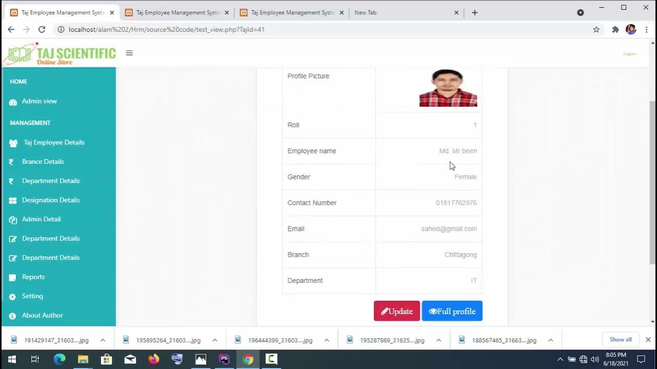 PHP Small Project for Student - YouTube