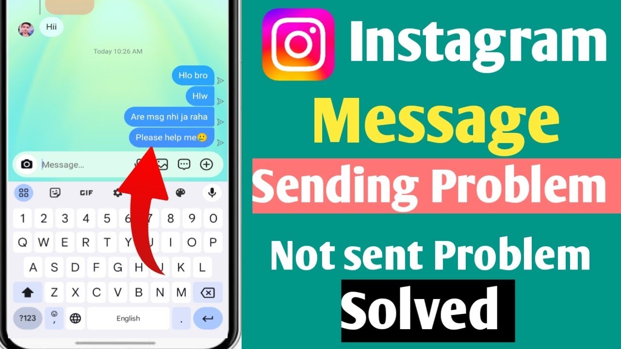 How to fix instagram message not sending problem | Instagram me message ...
