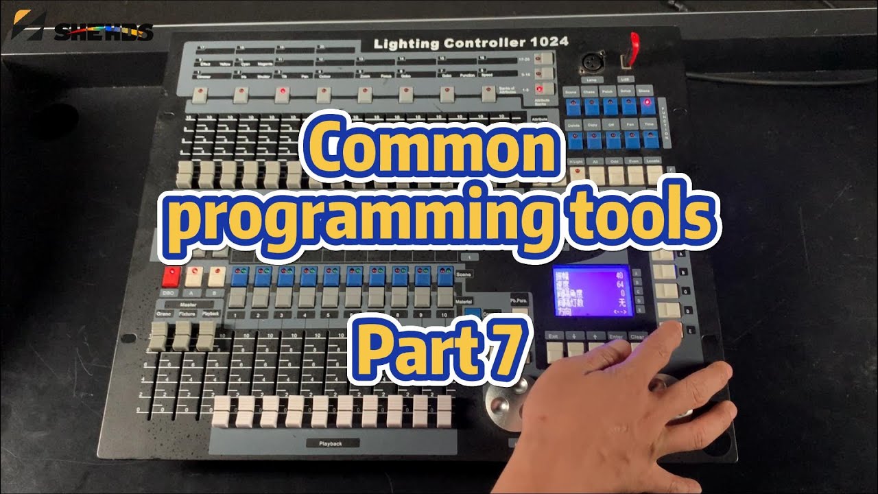 Using the 1024 Lighting Console Part7 - YouTube