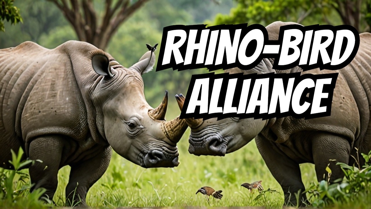 Nature's Odd Coupling: How Rhinos and Birds Collaborate! - YouTube