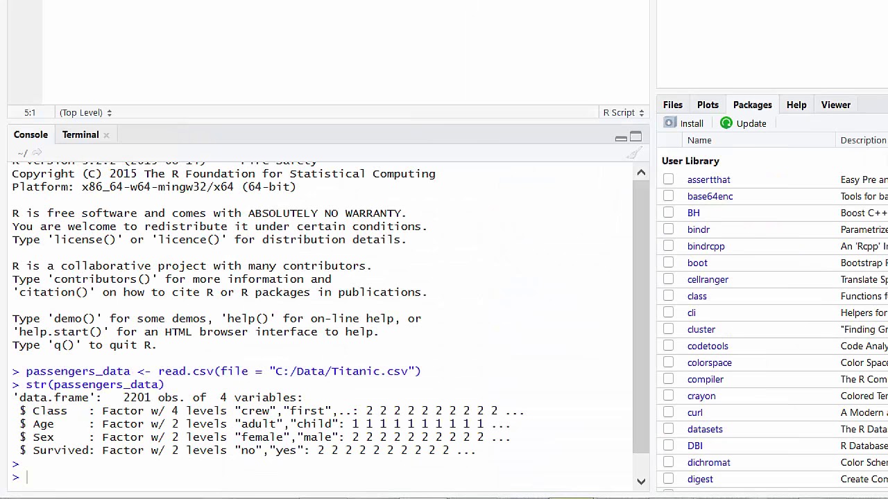 Classification Tree in R, part 1 - YouTube