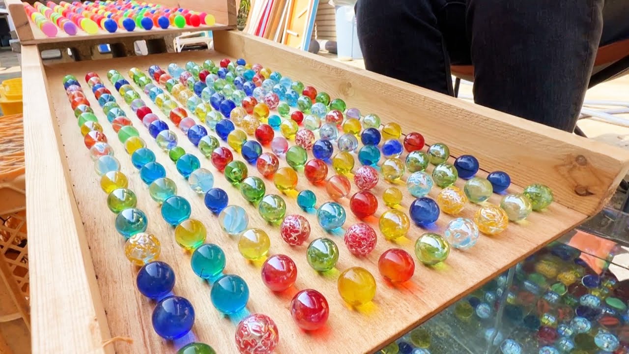 Marble Run Race ASMR☆1000 Marbles & 100 Dragon Balls + Billiard Balls ...