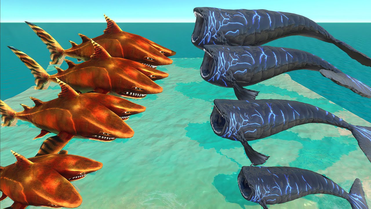 Evolution of The Bloop VS Evolution of Double Head Shark - Animal ...