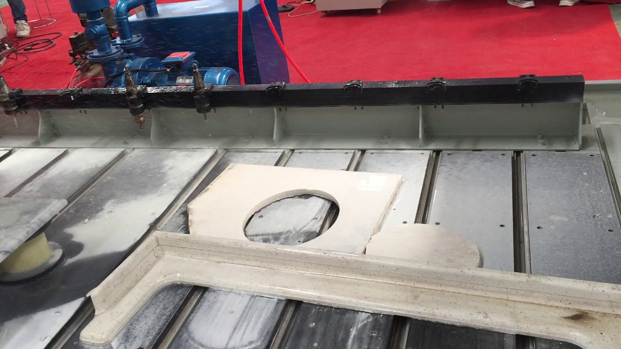 Marble granite stone kitchen countertops washbasin atc cnc router ...