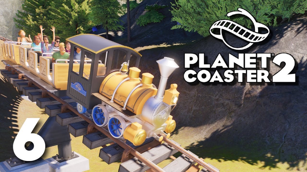 Planet Coaster 2- Ep 6- MINE TRAIN COASTER - YouTube