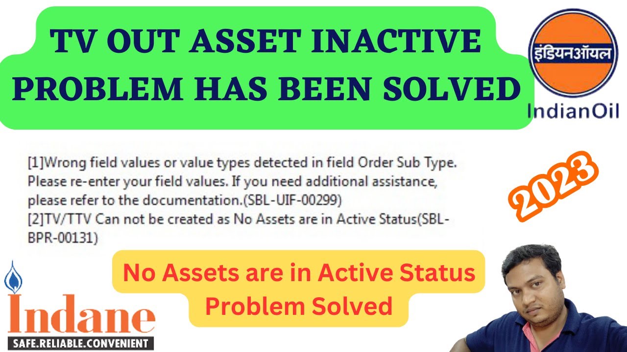 Assets are Not in Active Status Problem Solved in SDMS || TOTAL SURRENDER - YouTube