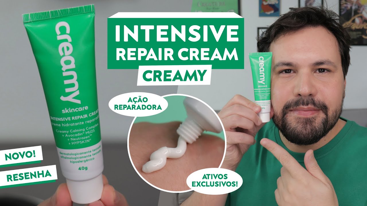 INTENSIVE REPAIR CREAM CREAMY Creme Hidratante Reparador - YouTube
