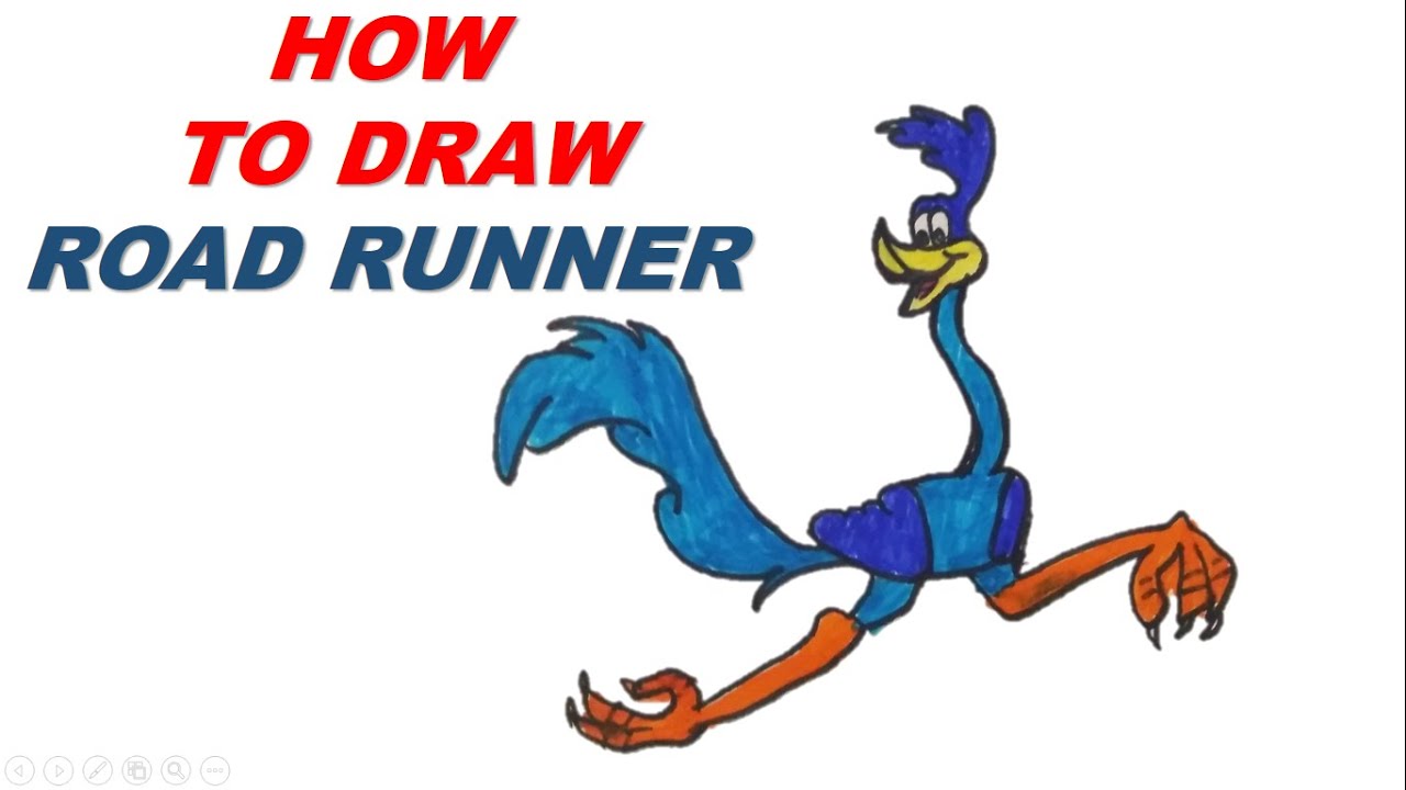 Road runnerRoad Runner Drawing: Simple Steps for Beginners - YouTube