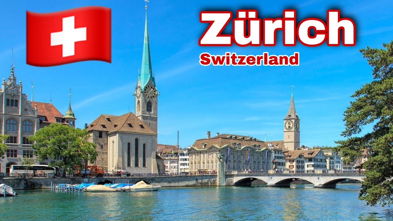 Zürich Switzerland city walk tour | Zurich Switzerland 🇨🇭 # ...