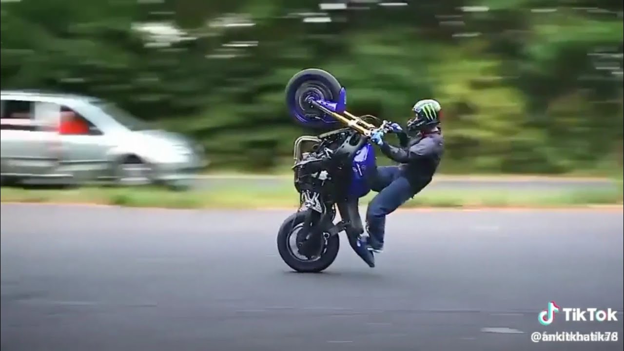 Bike racing | bike stunt | latest Tik Tok bike stunt video - YouTube