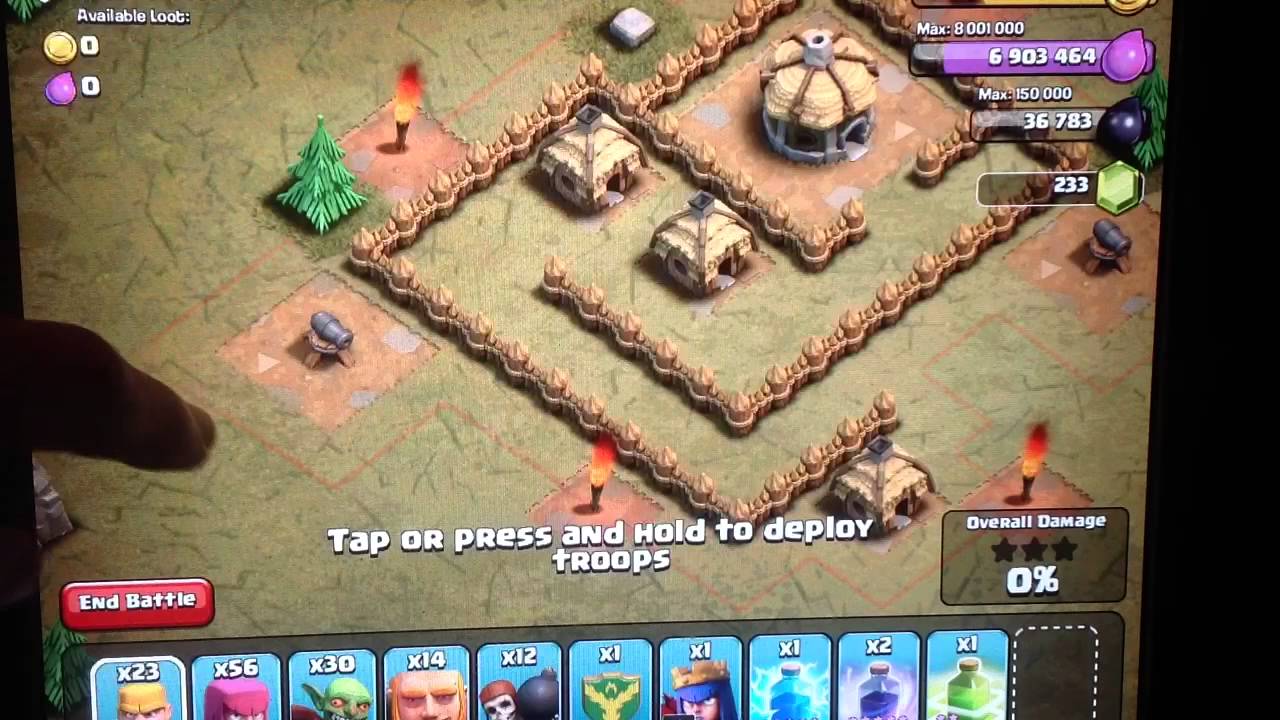 Clash of Clans Level 5- Goblin Gauntlet - YouTube