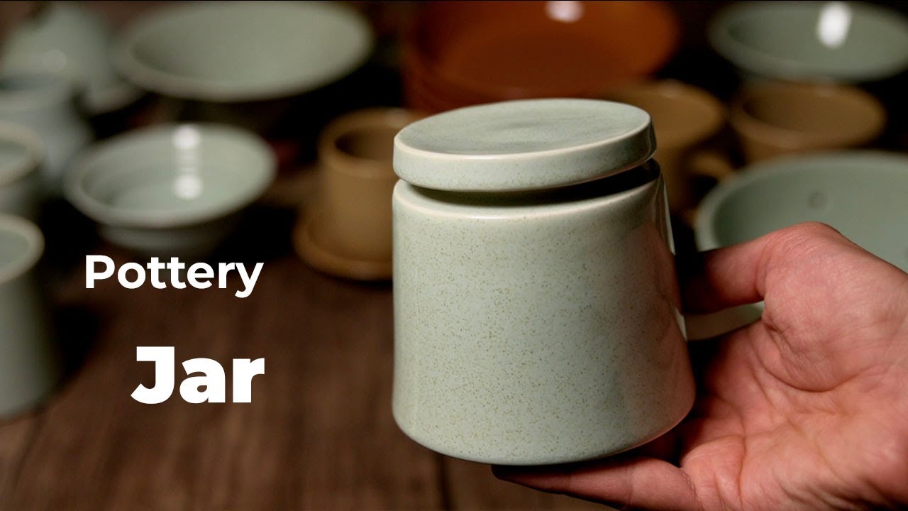 Making a Pottery Jar on the Wheel - YouTube