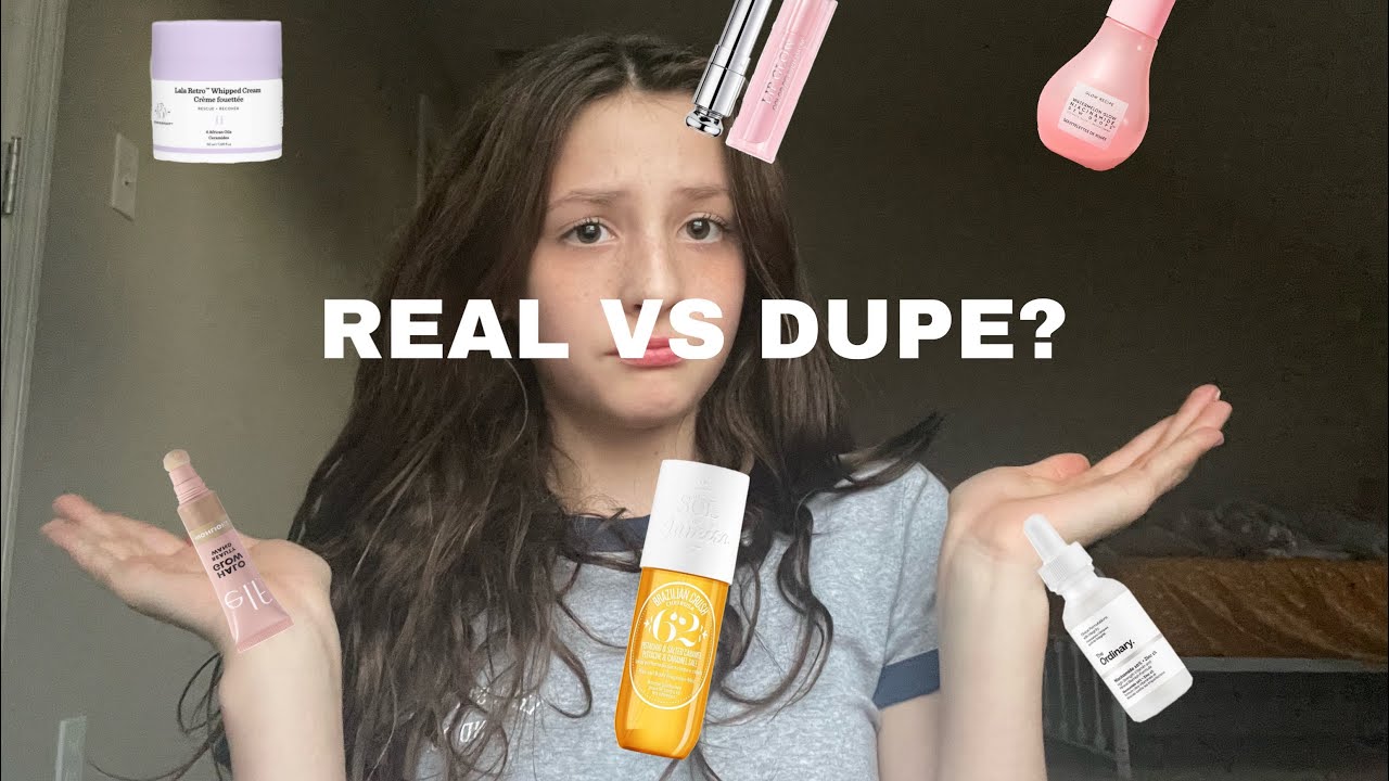 REAL VS DUPE? skincare EDITION 🧴🫧 - YouTube